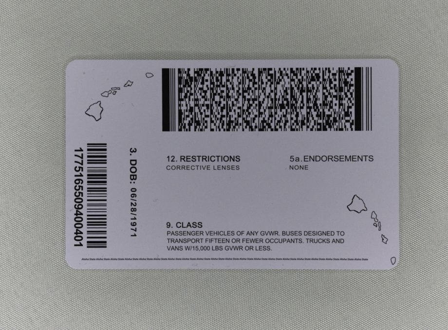 Hawaii Fake ID – BraveID