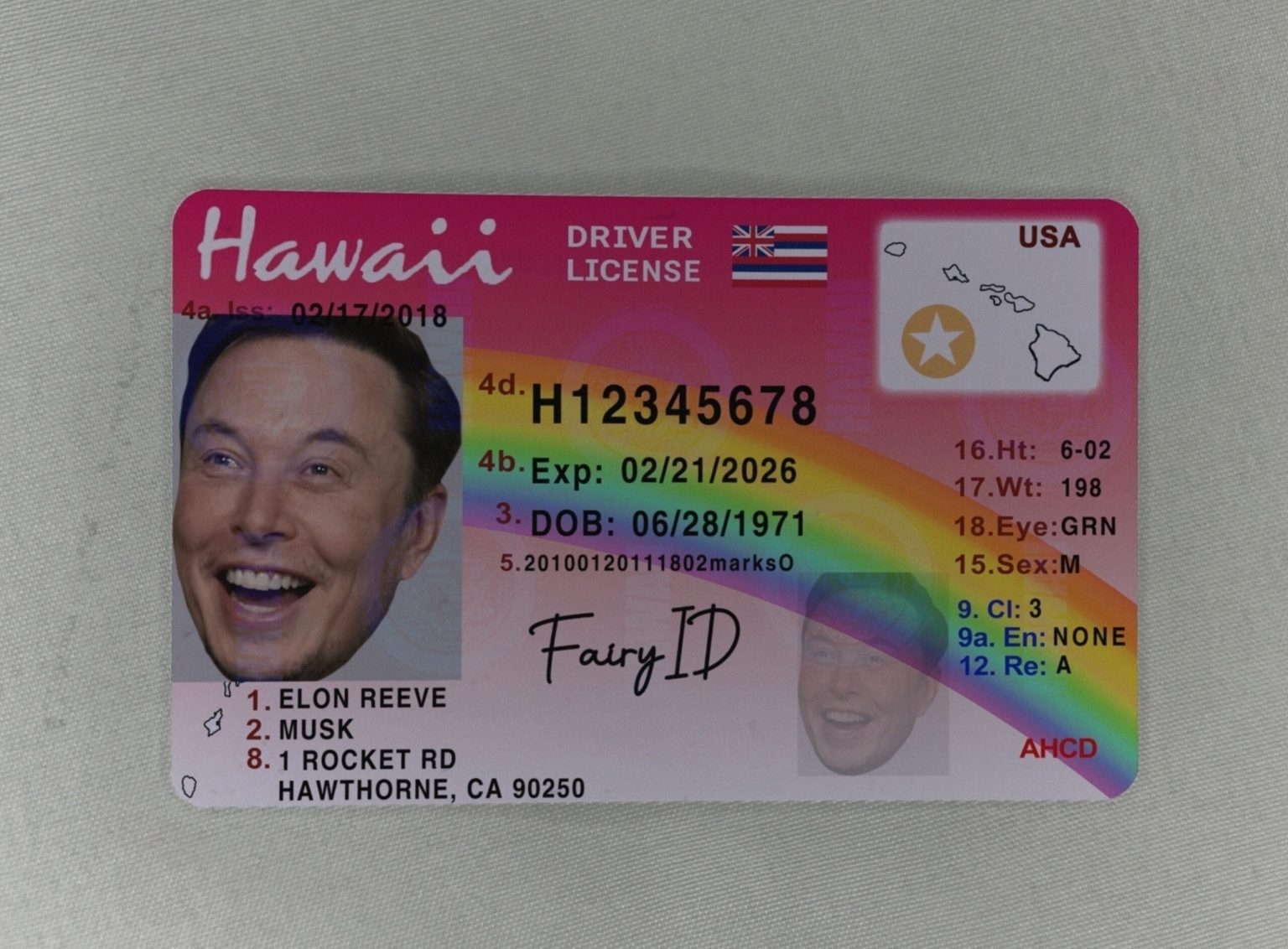 Hawaii Fake ID – BraveID